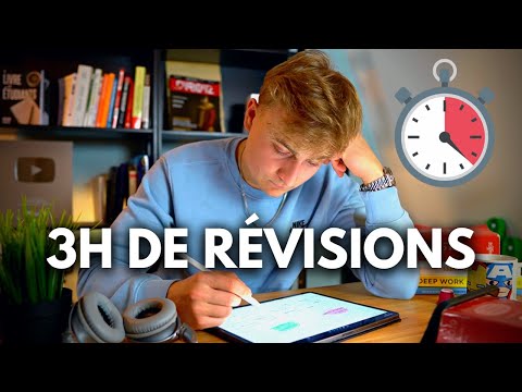 On révise 3H ensemble ! (Study with me - révisions en temps réel) Lofi Beats