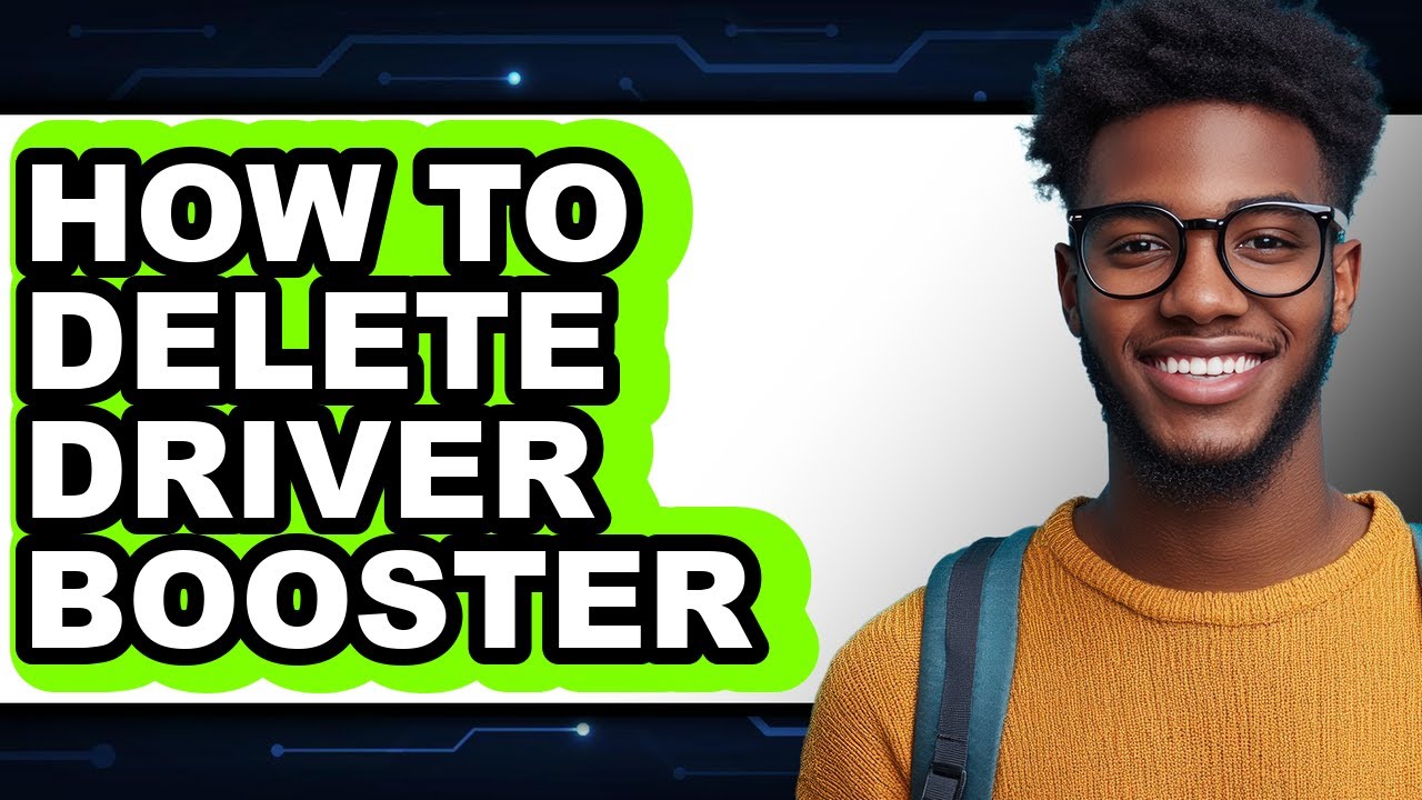 How to Delete Driver Booster (only Way) - YouTube