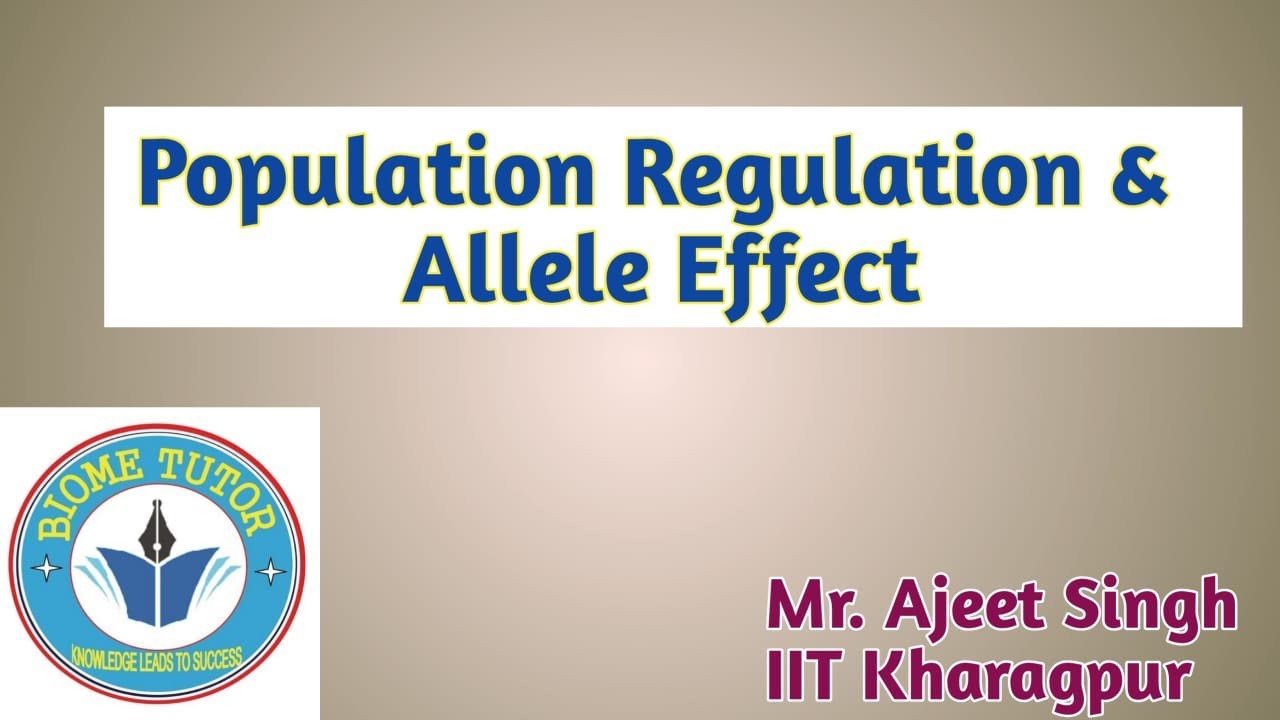 Population Regulation II Allee Effect II Density Dependent ...
