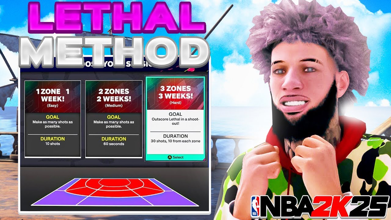 BEST HOT ZONE AND LETHAL ZONE METHODS IN NBA2K25! BEST SHOOTING TIPS IN ...