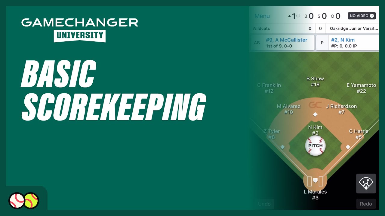 Scoring Basic Plays | GameChanger University - YouTube