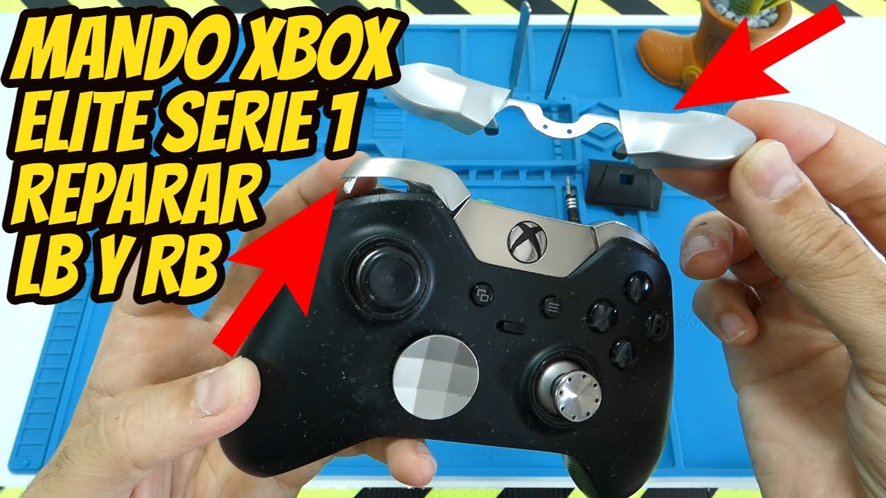 Mando Xbox Elite Serie 1 LB y RB Roto // Como Abrir y Reparar Paso a ...