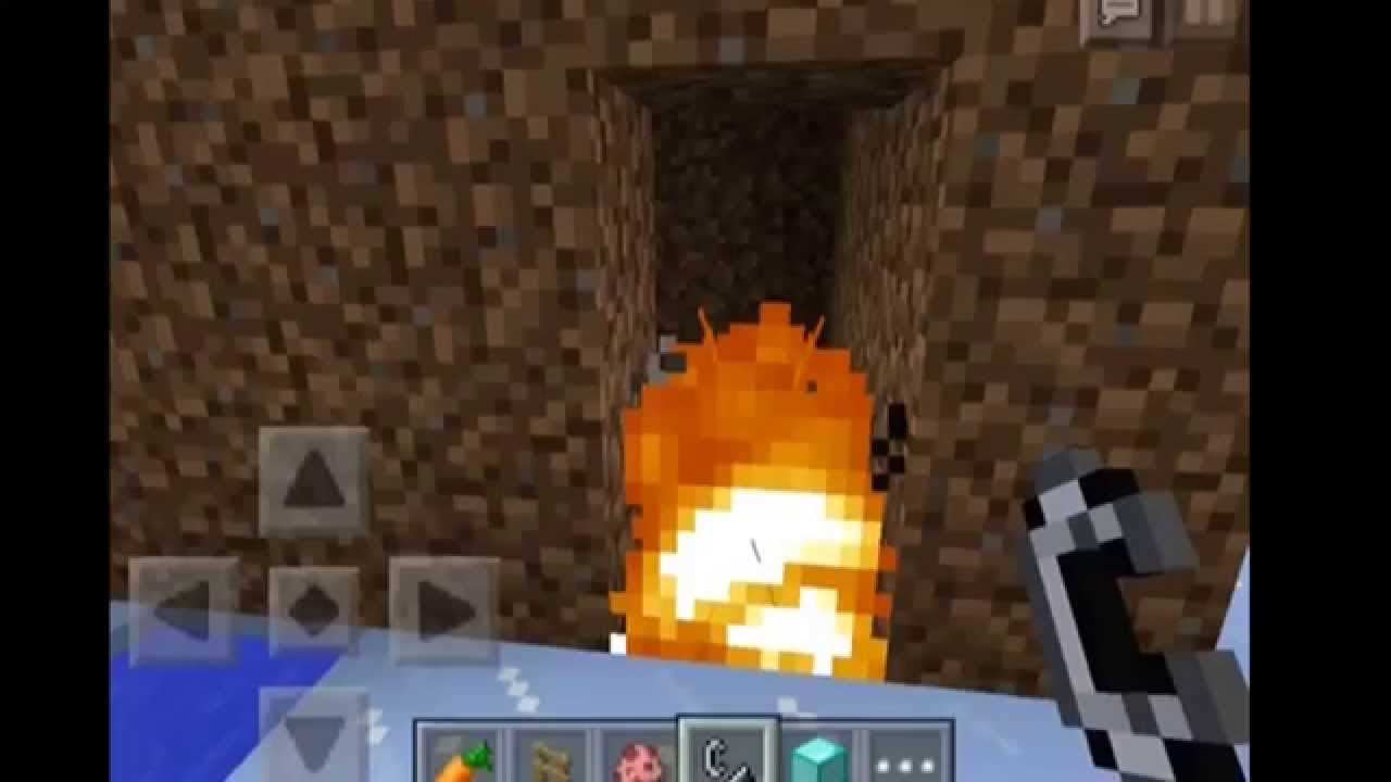 How to easily get cooked pork chops in Minecraft PE without a furnace ...