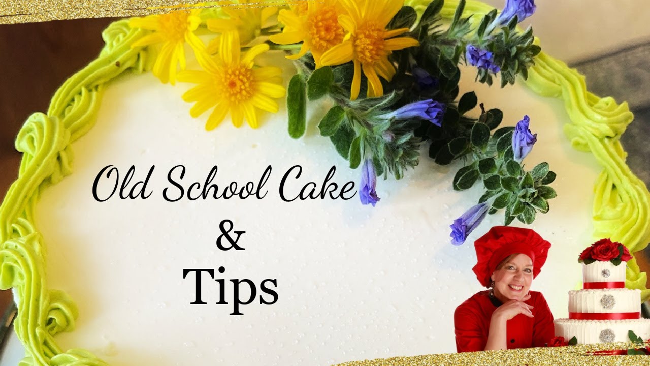 Old School Buttercream Cake 🍰 Cakes with Lorelie - YouTube