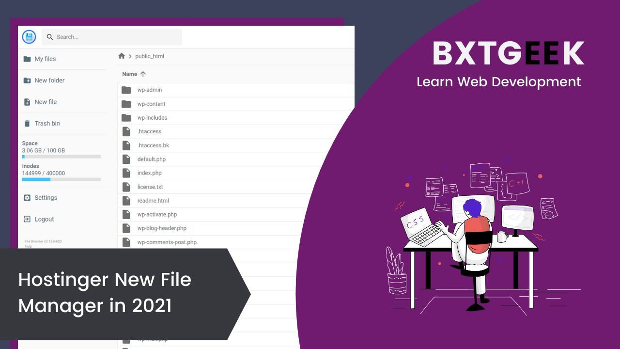 Hostinger New File Manager in 2021 - YouTube