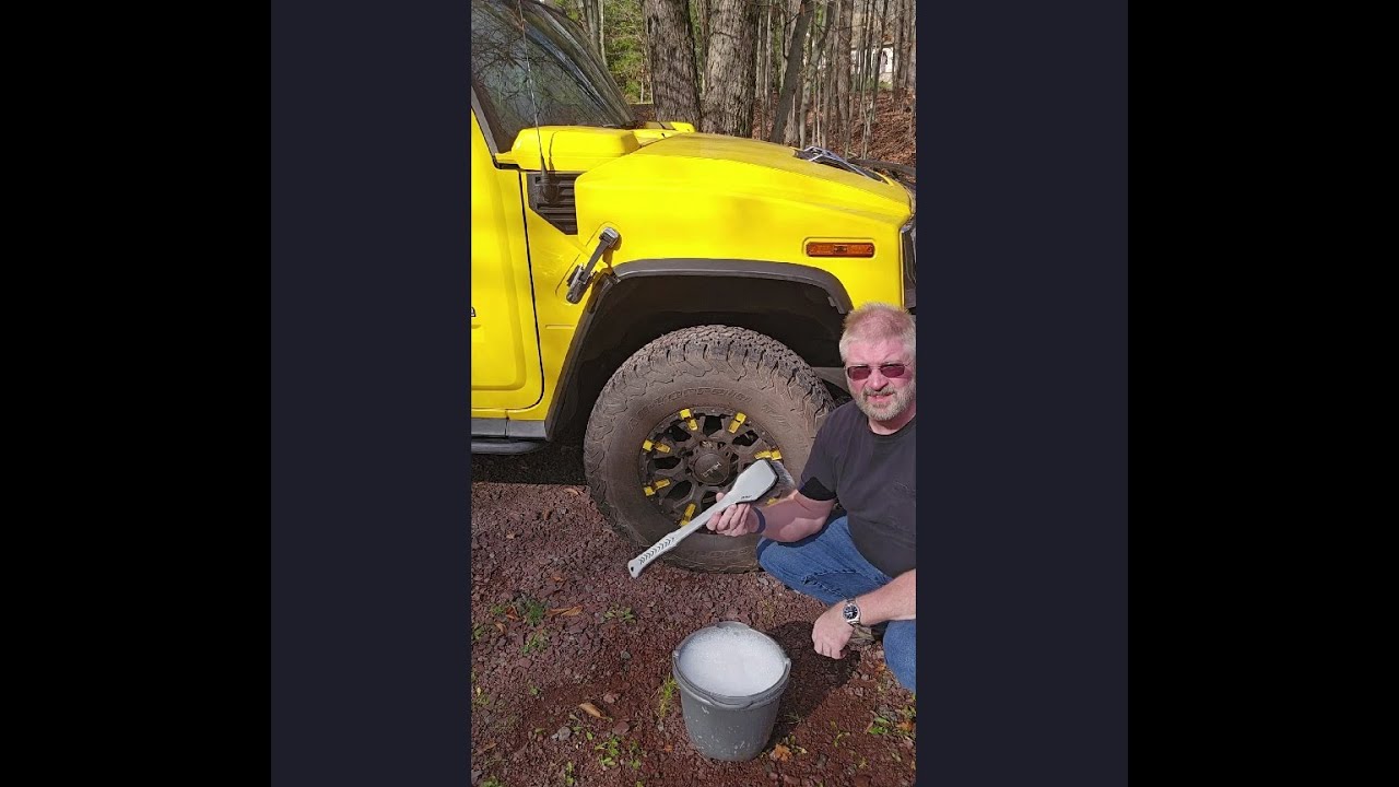 VIKING Car Wash Brush, Wheel and Fender Brush, Long Handle Tire Cleaner ...