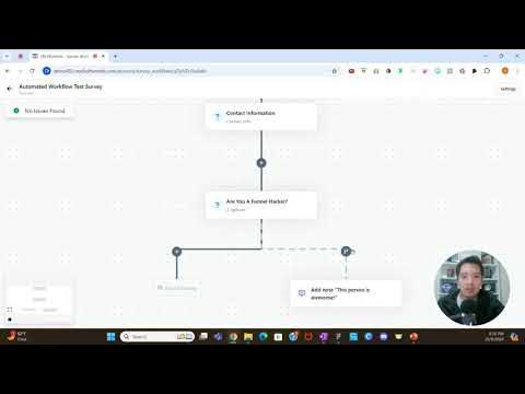 Automated Workflow Steps Walkthrough Inside Of The Survey Workflow App ...