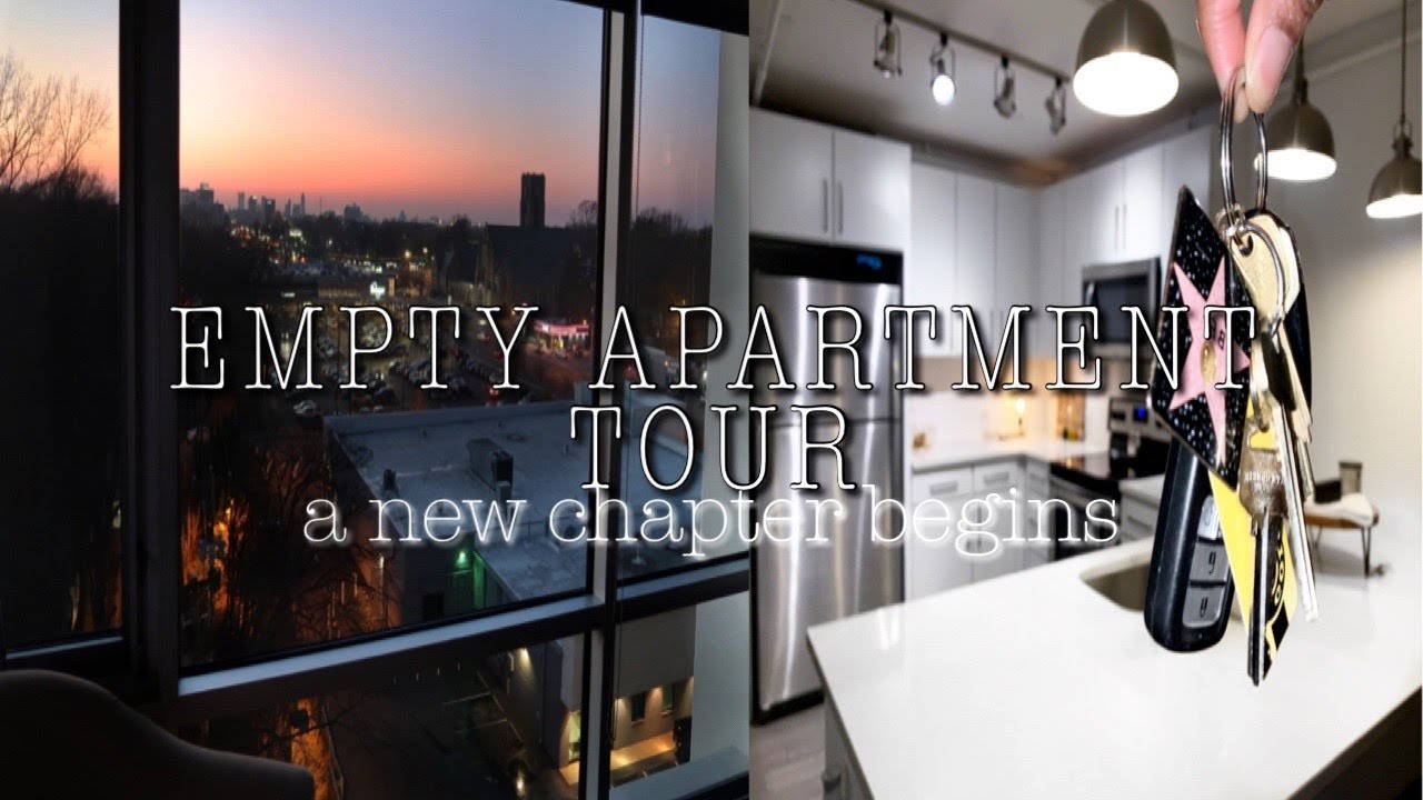 EMPTY HIGH RISE APARTMENT TOUR | our new journey - YouTube