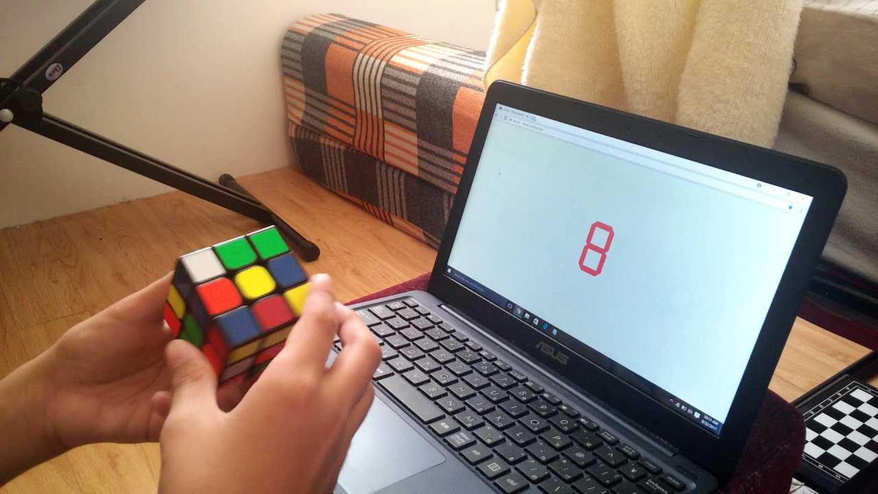 [13.113] Broke my PB and computer-Rubik's cube - YouTube