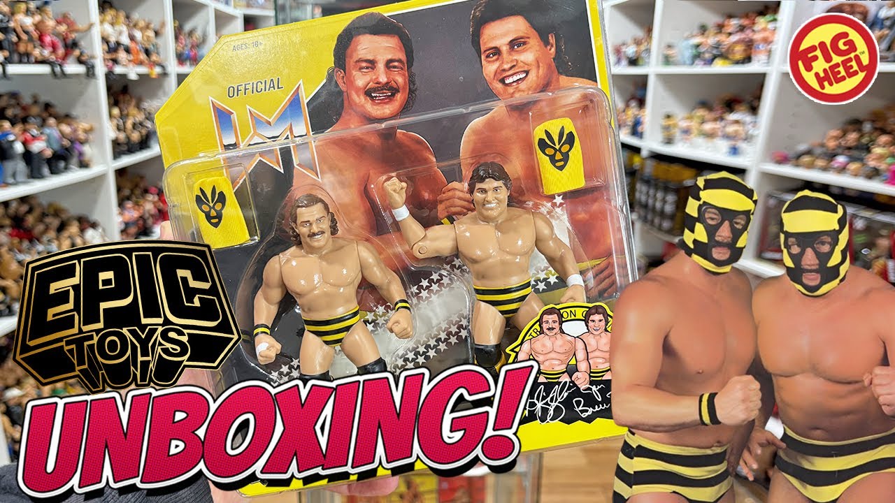 KILLER BEES WRESTLING MEGASTARS EPIC TOYS UNBOXING! - YouTube