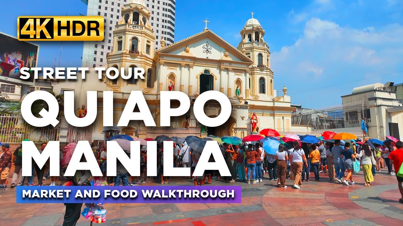 Life in Manila's BUSIEST Streets! | Crowded Tour of QUIAPO MANILA ...