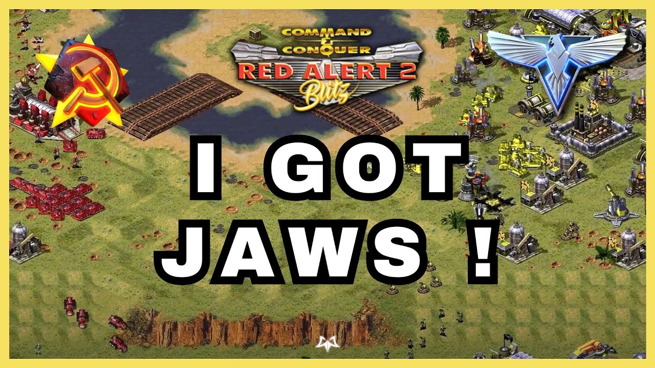 😈 I WON AGAIN WITH ALLIED - RED ALERT 2 BLITZ - Nice AvS against Jaws ...