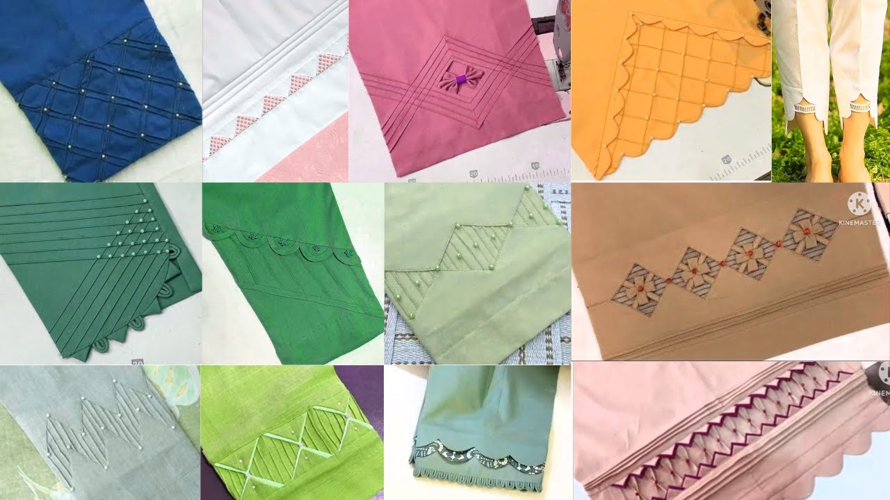 Trouser design for Eid 2024 | Capri design | Shalwar ke design 2024 ...