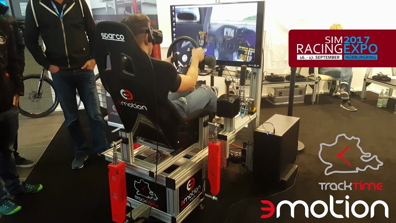 SimRacing Expo 2017 - 3Motion Simulator by Track Time - YouTube