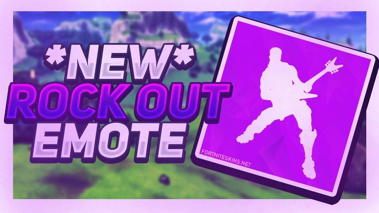 *NEW* FORTNITE EMOTE ROCK OUT - YouTube