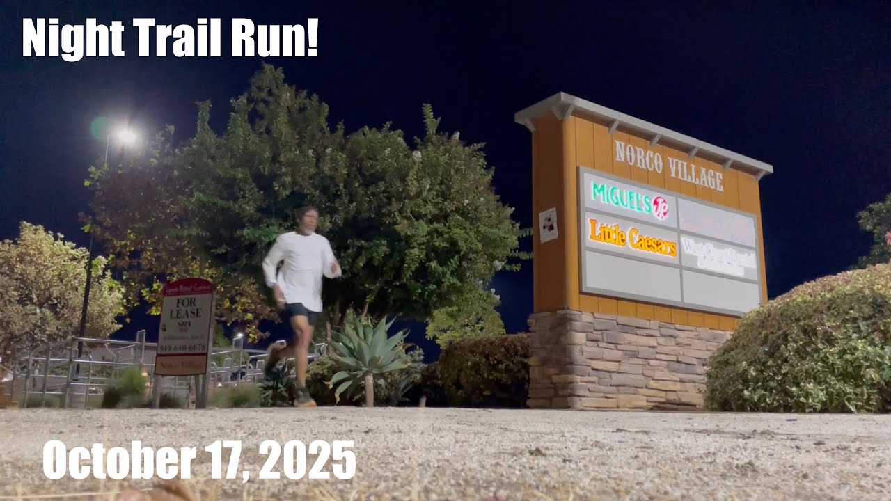 Night Trail Run! October 17, 2025 - YouTube