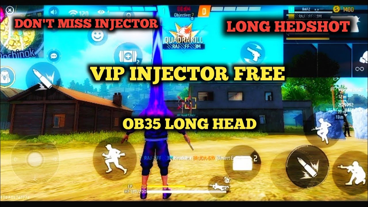 Vip Injector Ob35 Long Head Injector Free Grandmaster Rank Push ...
