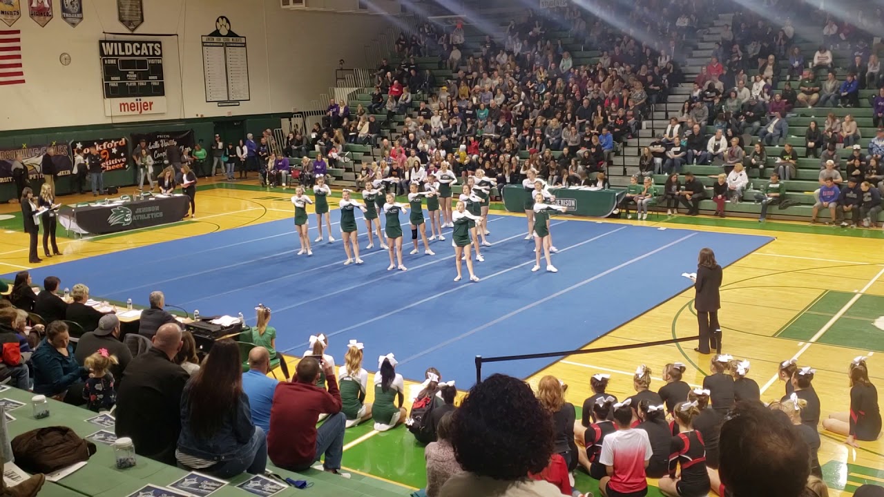 Ava's first Competitive Cheer Com -Round 1 - YouTube