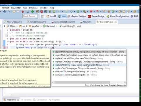 replace a Backslash - YouTube