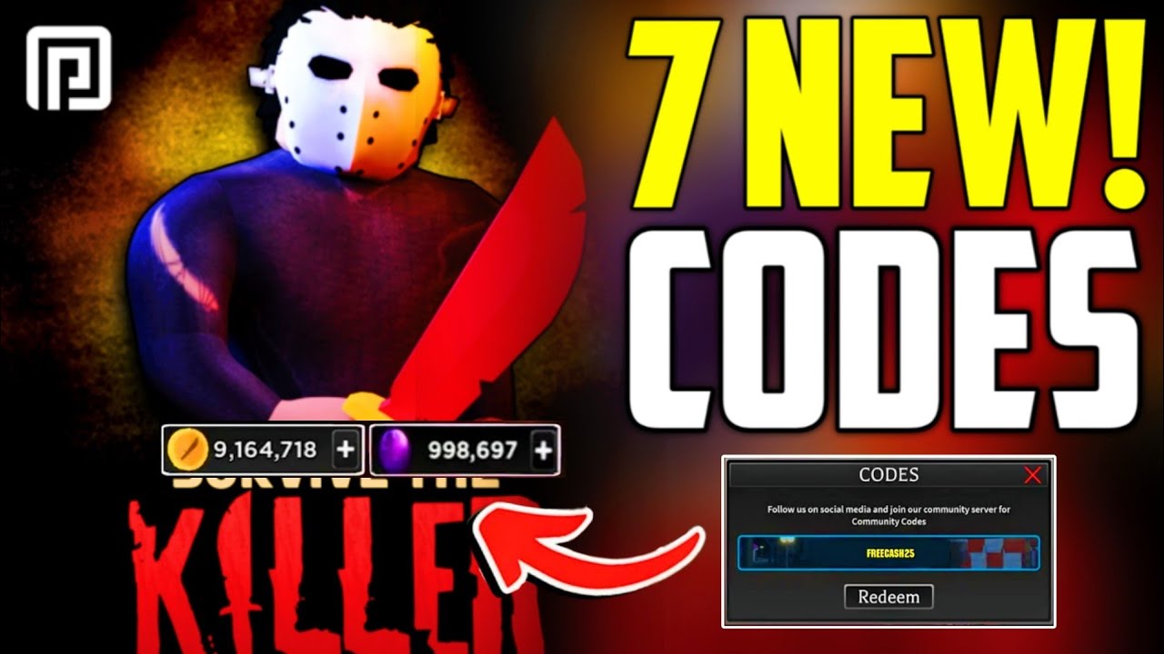 ⚠️New All⚠️working💥codes - Survive the killer codes 2025 - Survive the ...