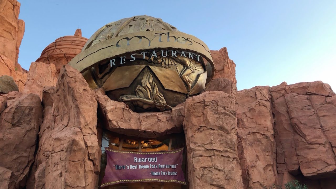 Mythos Restaurant Dining Review | Islands of Adventure | Universal ...