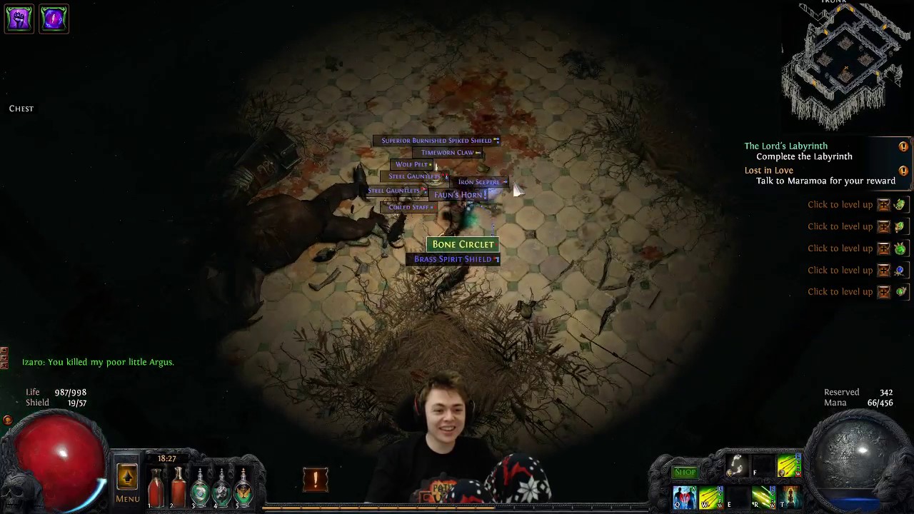 Streamer RNG Meets PoE's Darkest Secret + Normal Argus - YouTube