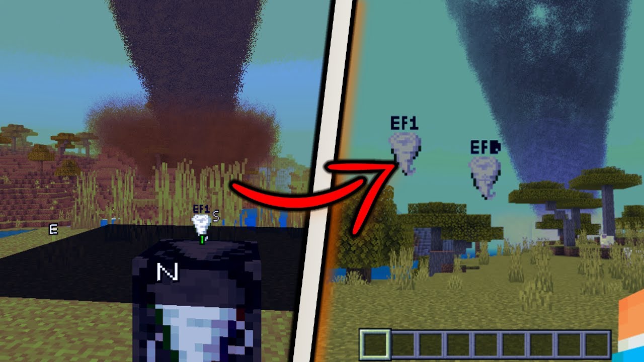 MCPE (Weather/Tornado) Addon Showcase | New Radar System - YouTube