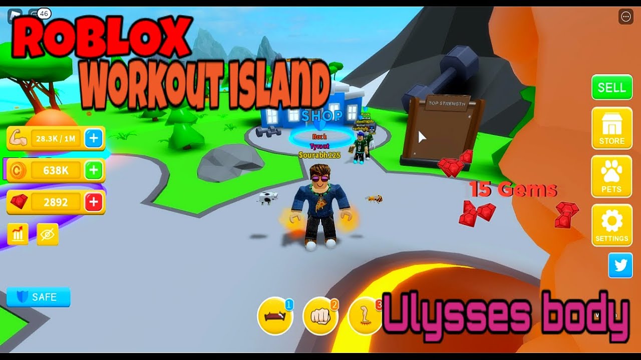 I Become Ulysses In Roblox Workout Island - YouTube