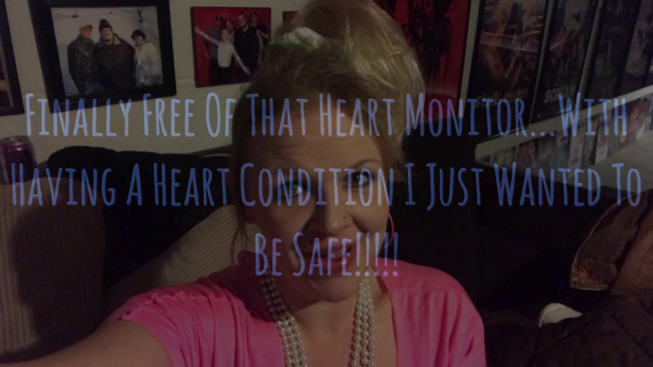 Free of my 1 month heart monitor! - YouTube