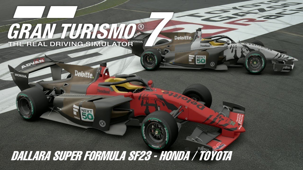 Gran Turismo 7 - Dallara Super Formula SF23 - Honda / Toyota - YouTube