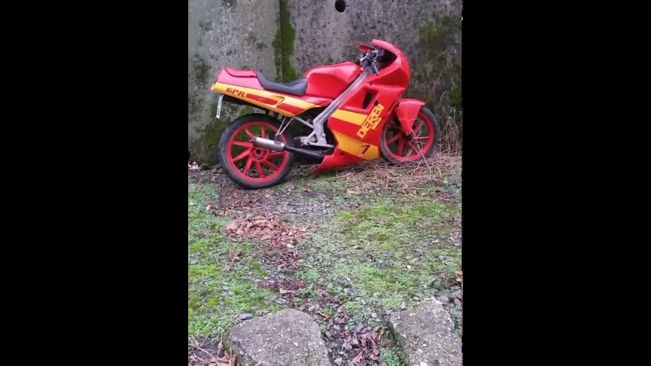 Derbi GPR Sport 75/80 1993 Relanti - YouTube