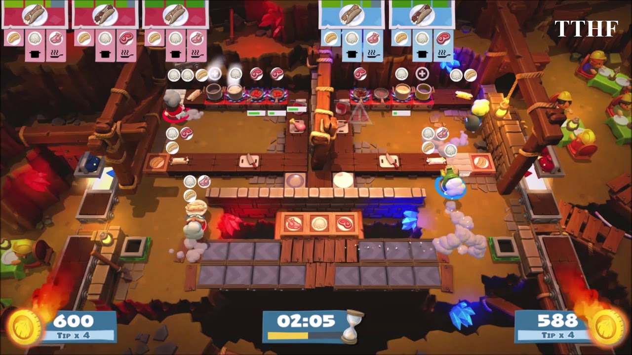 Overcooked! 2 Episode 10 Alligator Won't Lose! - YouTube