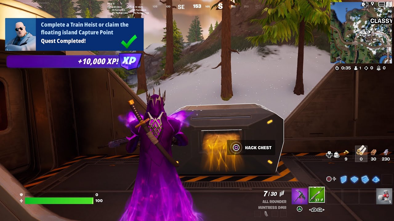 Fortnite - Complete A Train Heist Or Claim The Floating Island Capture ...