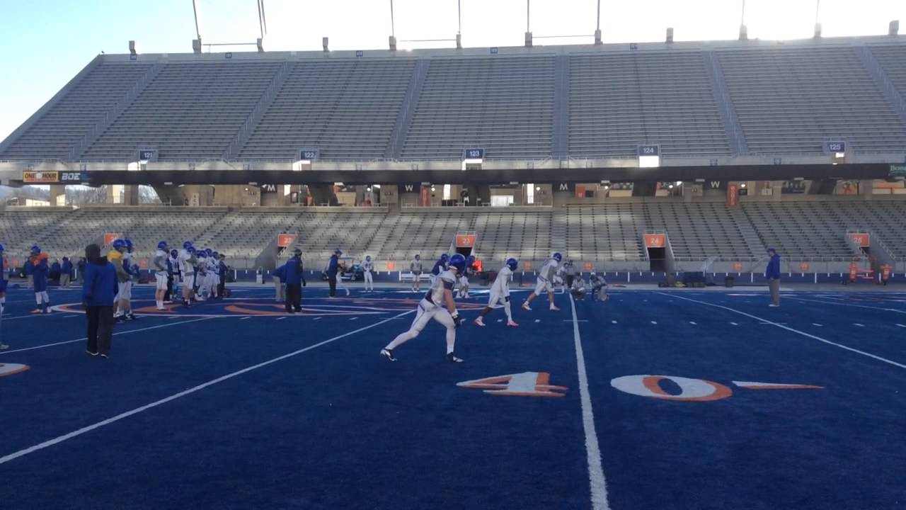 Boise State football practice highlights, March 18 - YouTube