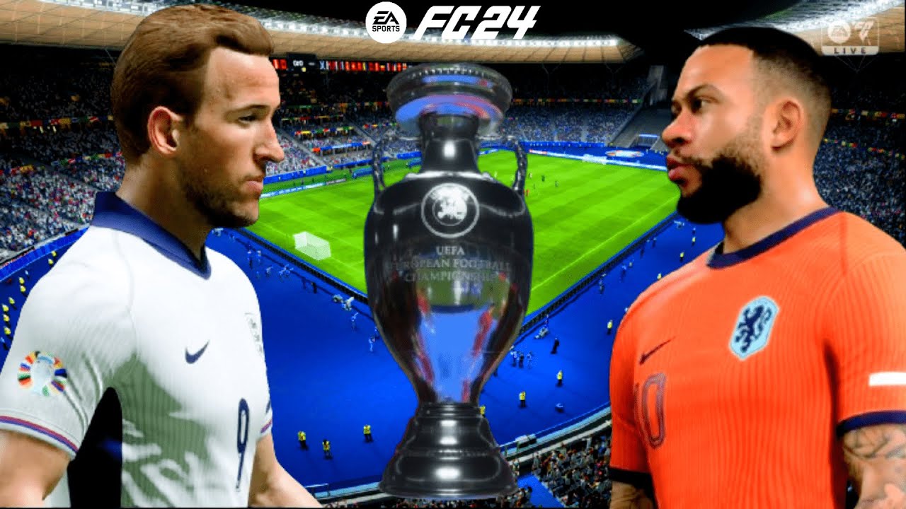 FC24 - England vs Netherlands | EURO 2024 | Digital Footballer | 4K HDR ...