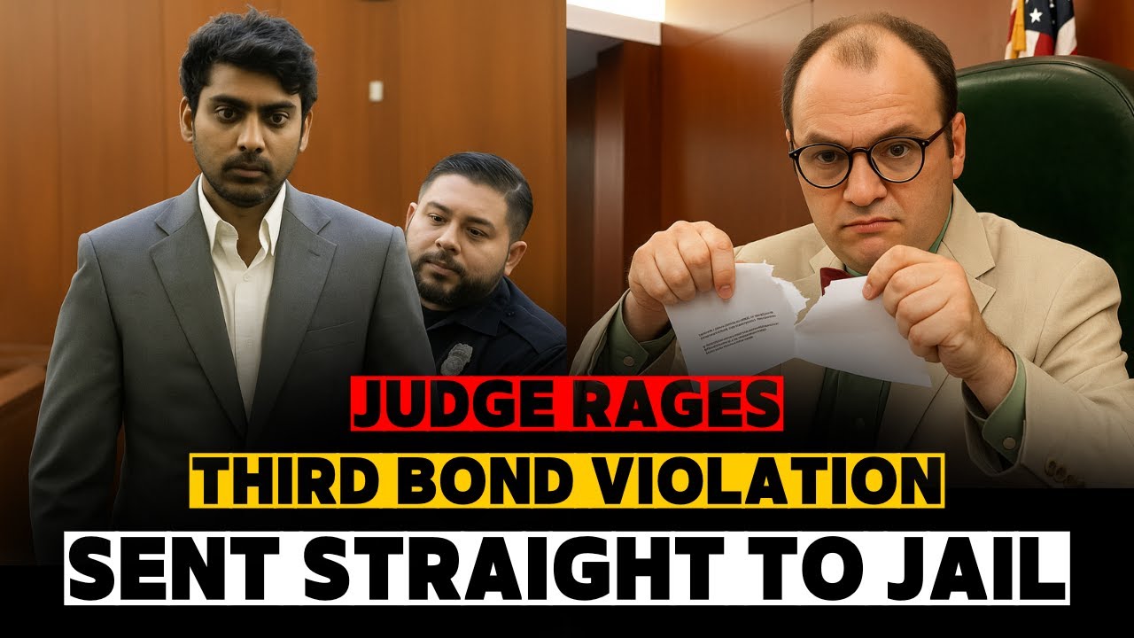 JUDGE RAGES at Defendant for THIRD Bond Violation - YouTube