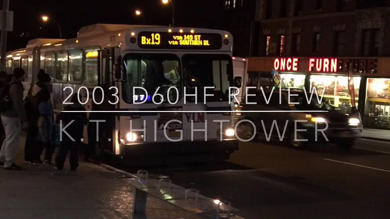 2002-03 New Flyer D60HF Review - YouTube
