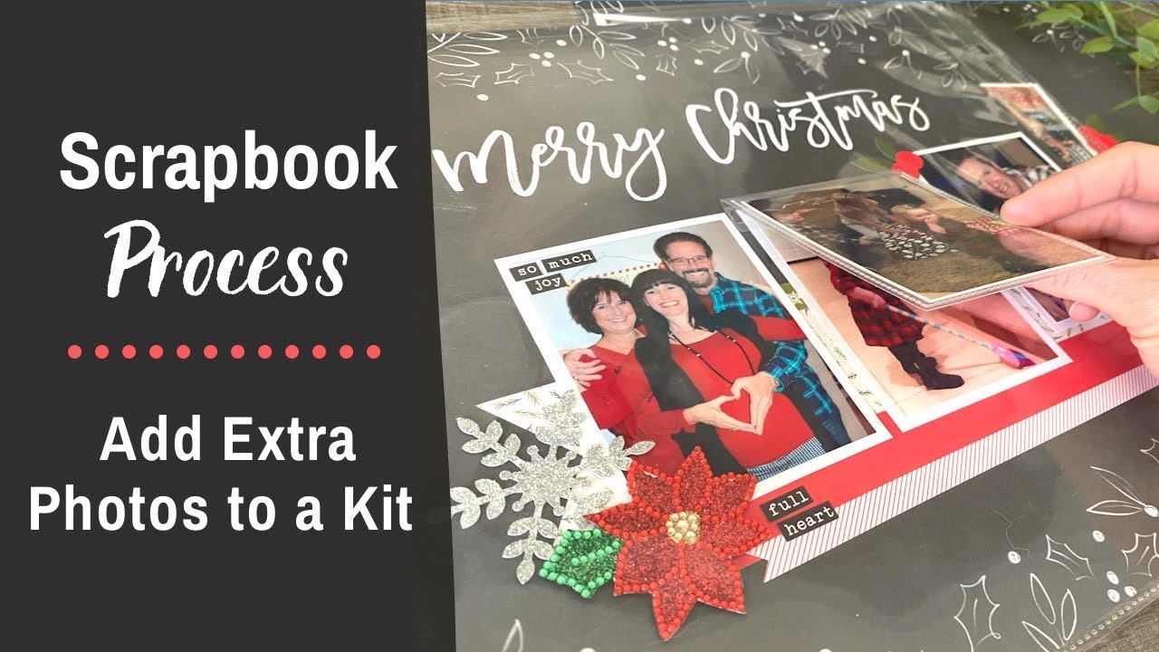 Add Extra Photos on your Scrapbook Kit Layout | Christmas in July ...