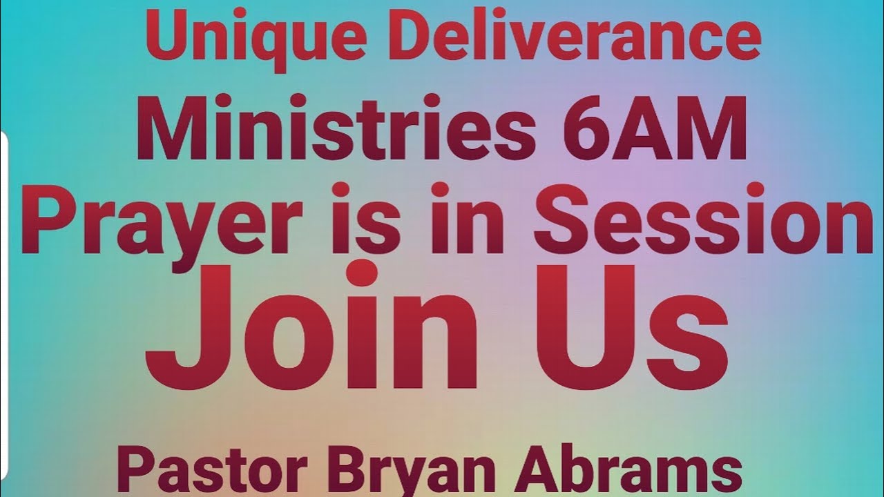 JOIN US Sept. 15th at 6AM UDM Facebook Prayer. - YouTube