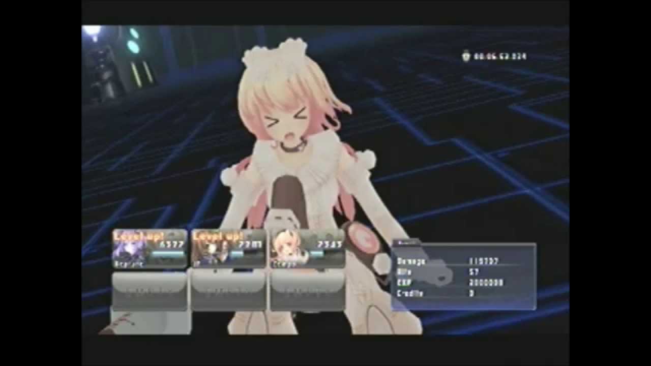 Hyperdimension Neptunia Compa Yeah, I level up - YouTube