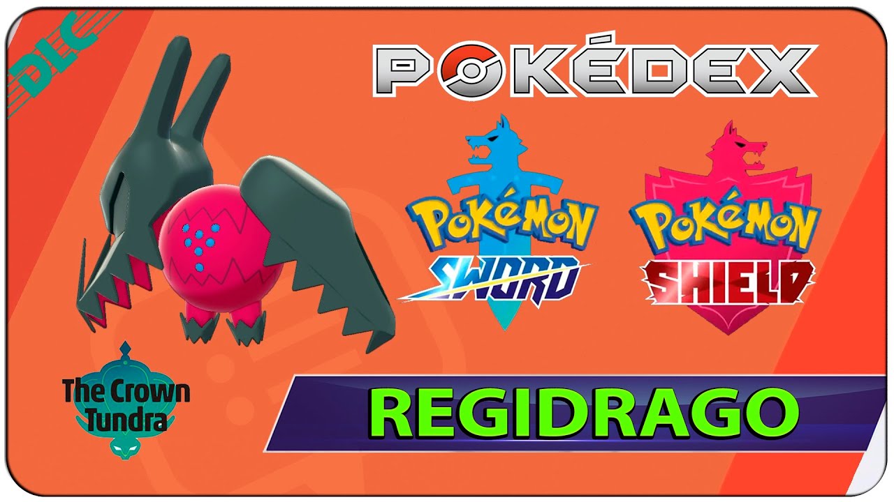How to Catch Regidrago - 201 The Crown Tundra Pokedex - DLC Pokemon ...