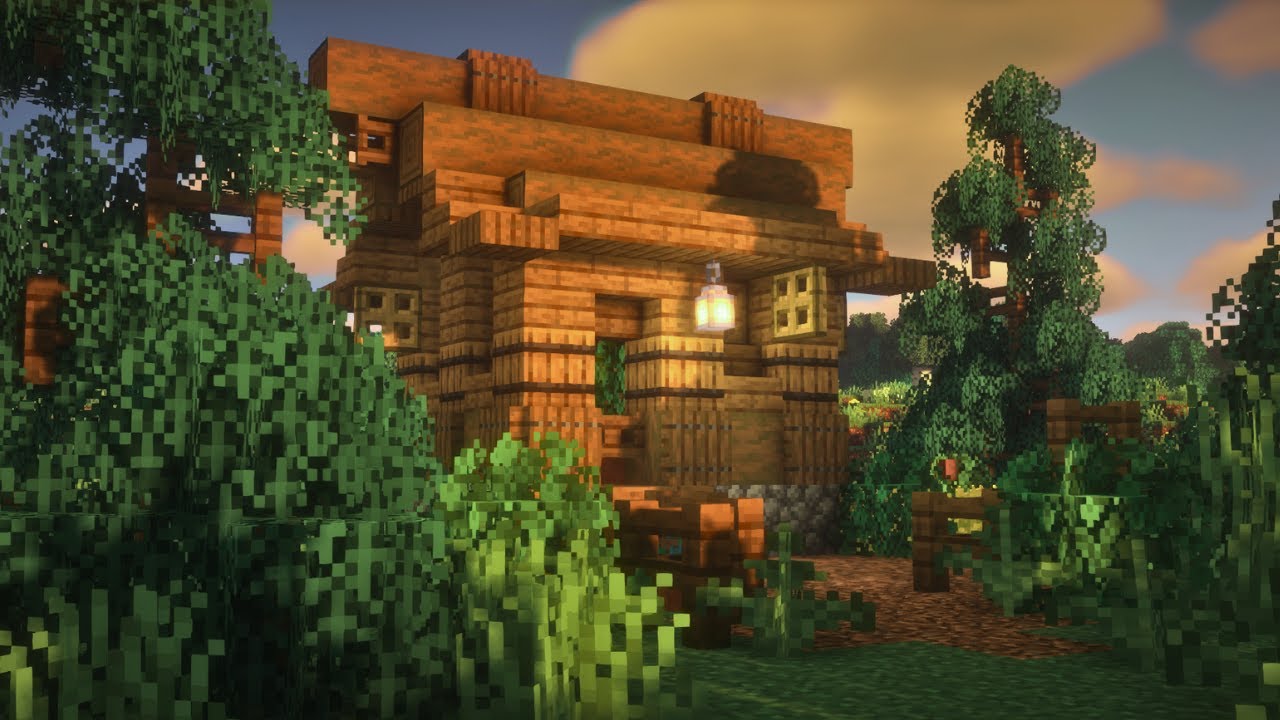 5x5 Farmers Cottage | Minecraft Tutorial - YouTube