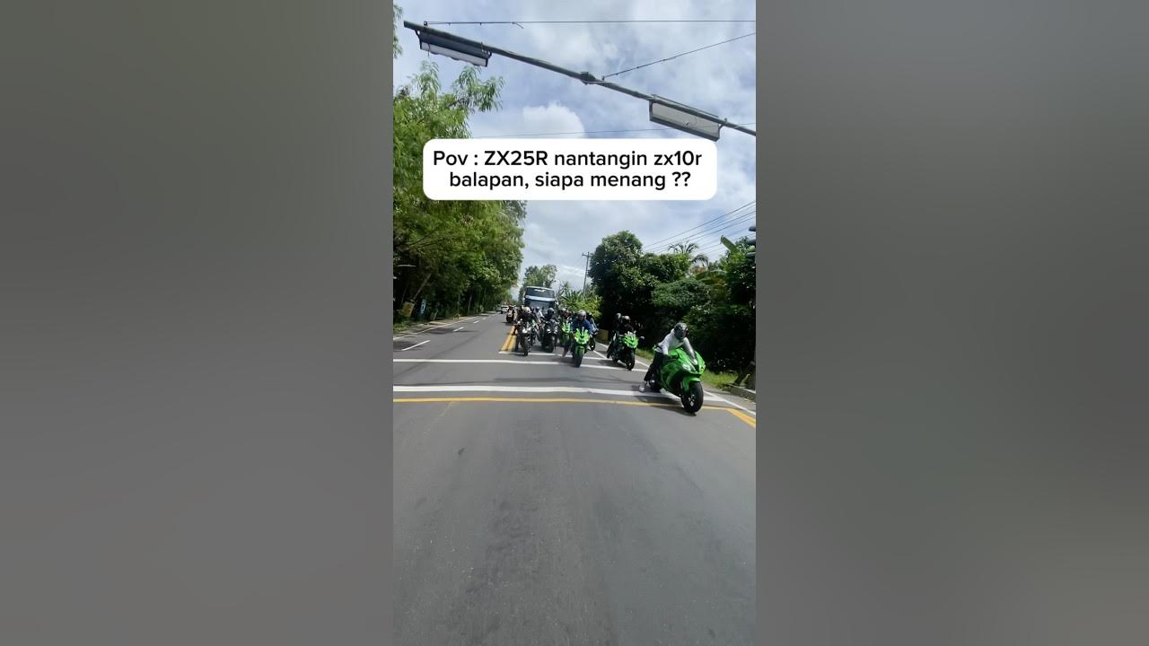 ZX25R balapan sama ZX10R, #zx10r #zx250r #motovlog #knalpotzx25rpalingberisik bantu Subscribe ...