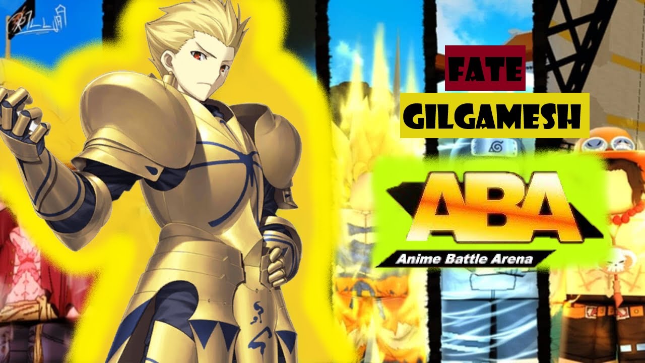 ABA GILGAMESH - JUGANDO ANIME BATALLA ARENA CON GILGAMESH - YouTube