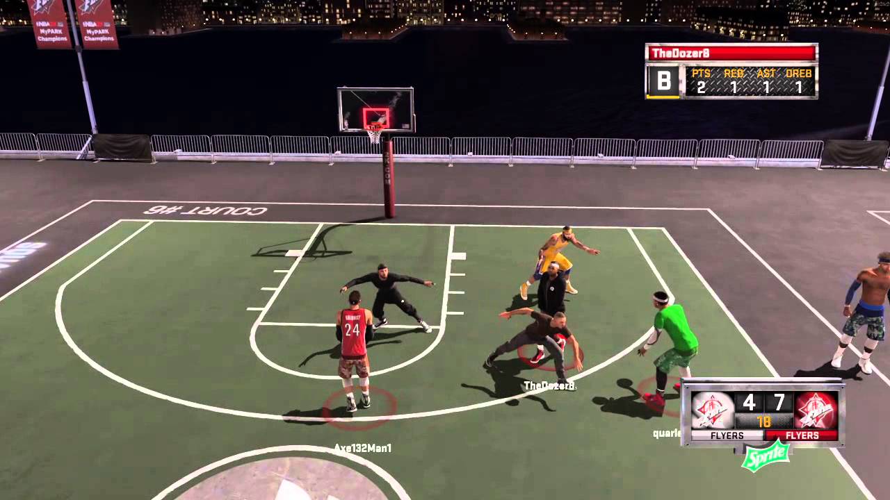NBA 2K15 MyPark putback dunk - YouTube