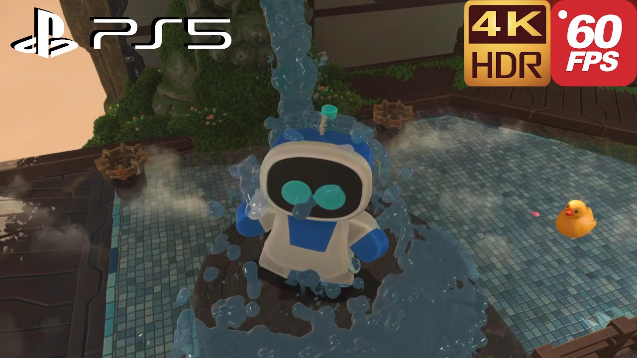 Water Physics Are Beautiful In Astro Bot, Bathhouse Battle Level ...