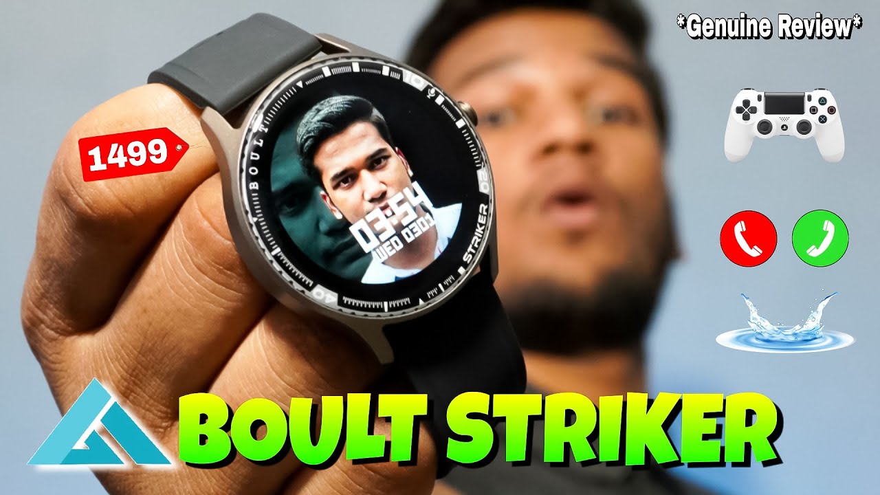 Boult Striker Watch Unboxing ⚡ Bluetooth calling smartwatch under 1500 ...