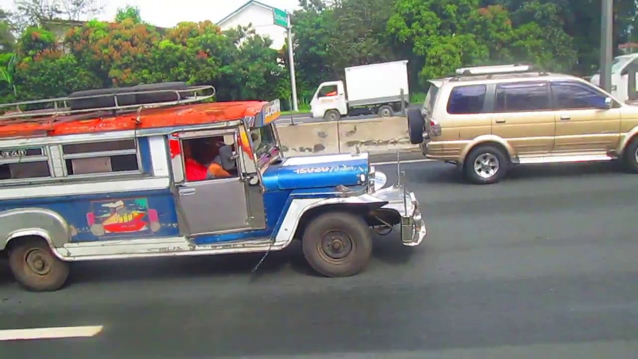 Barney Auto Lines 55565 on SLEX - YouTube