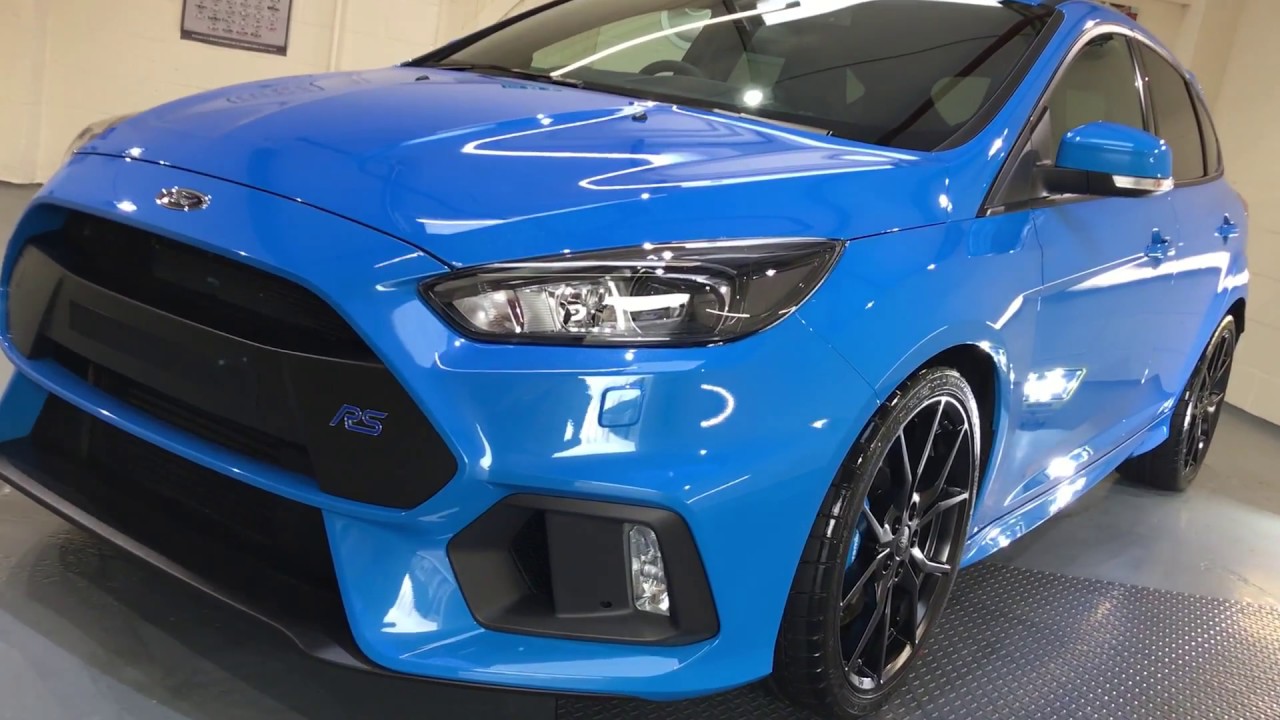 Nitrous Blue Ford Focus RS New Car Detail - YouTube