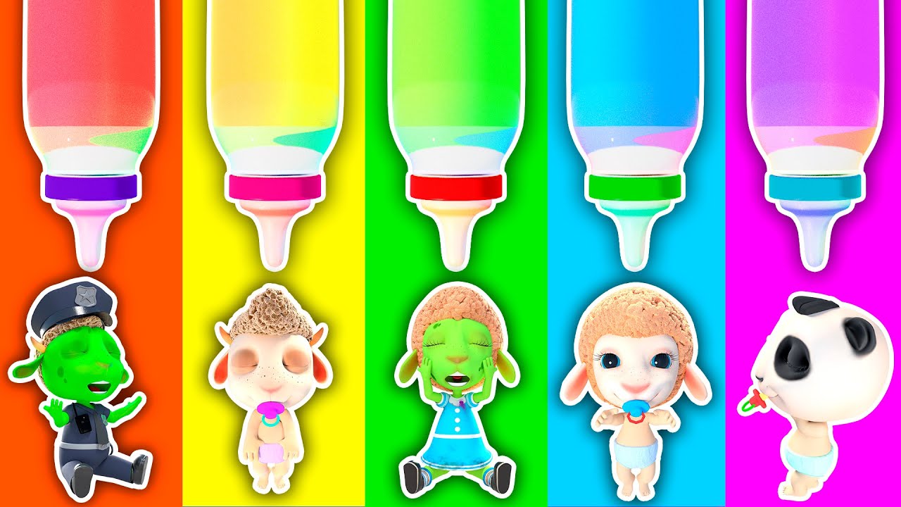 Which Bottle is for Dolly? | 3D Cartoon for Children | Dolly and ...